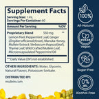Thyme extract mullein drops for natural relief