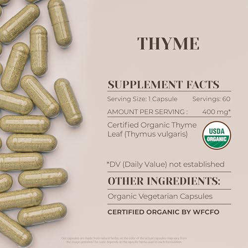 thyme herbal supplements for digestion