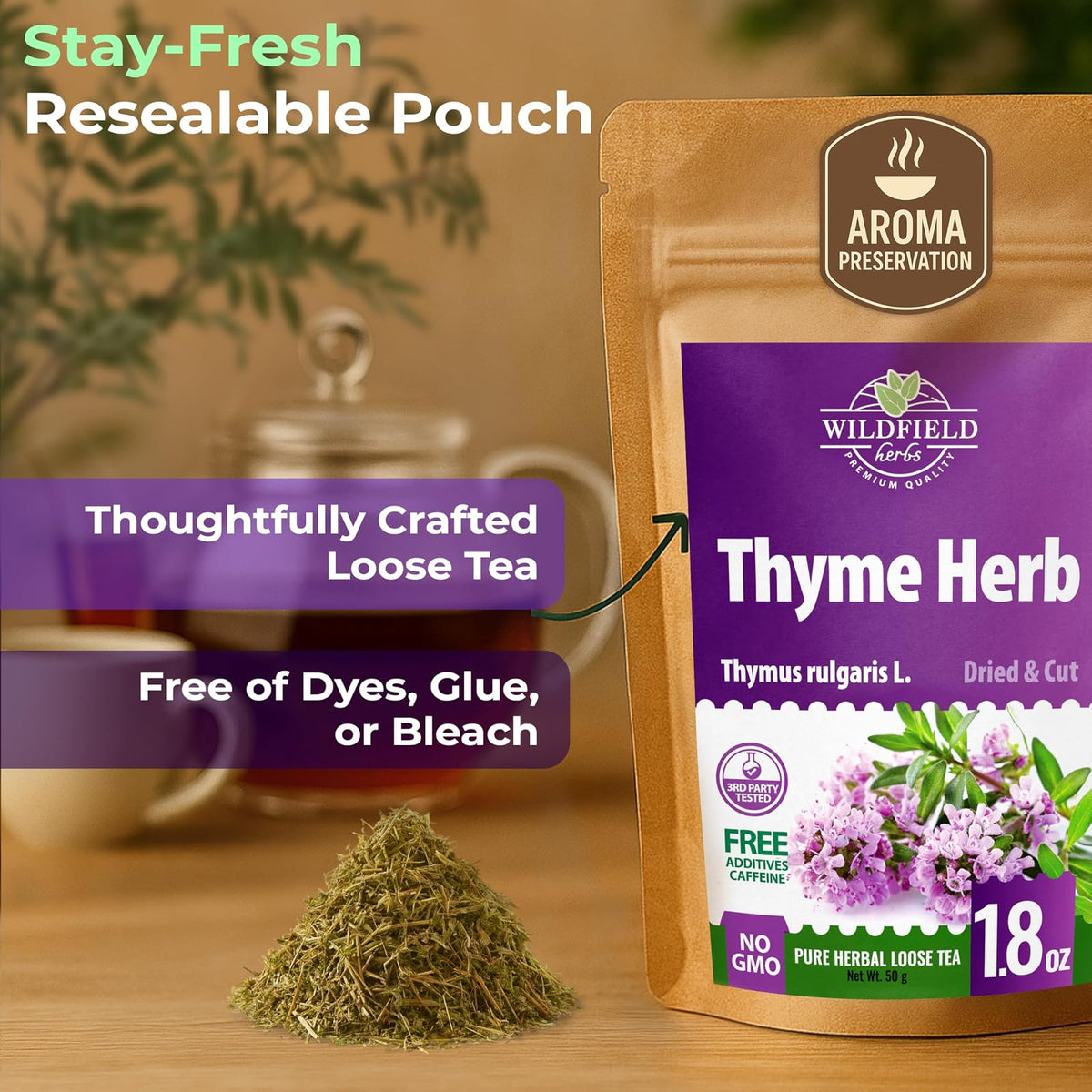 thyme tea for digestive health