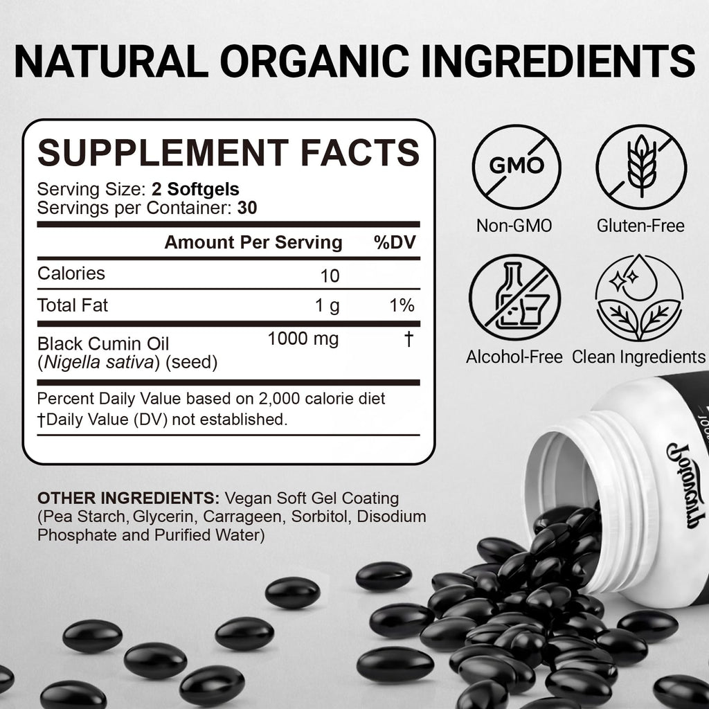 Thymoquinone rich black seed oil