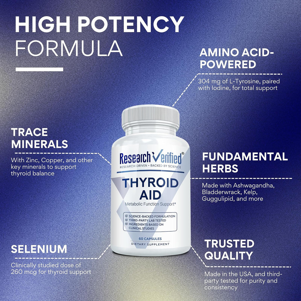 thyroid aid with selenium capsules