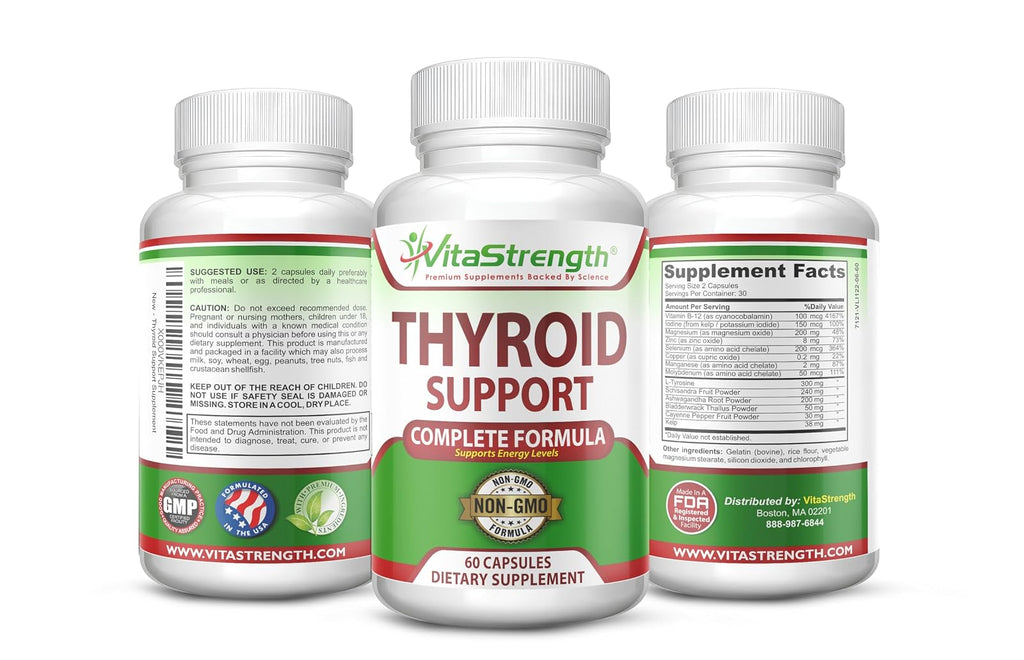 Thyroid Energy vitamin B12 support capsules