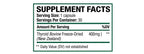 Thyroid extract for balanced metabolism