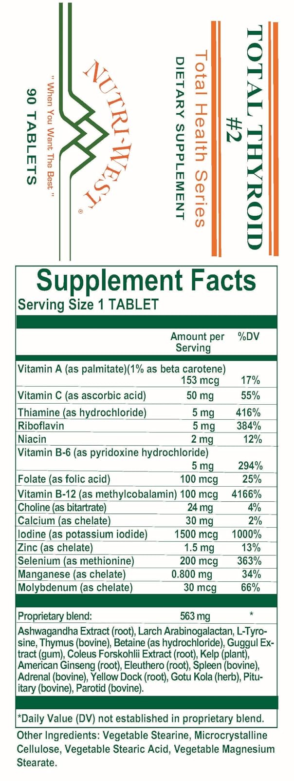 Thyroid extract support for metabolism