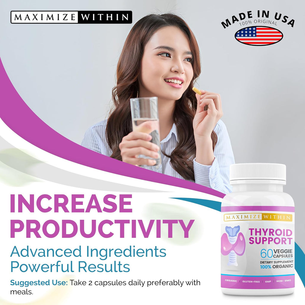 Thyroid health capsules for daily wellness