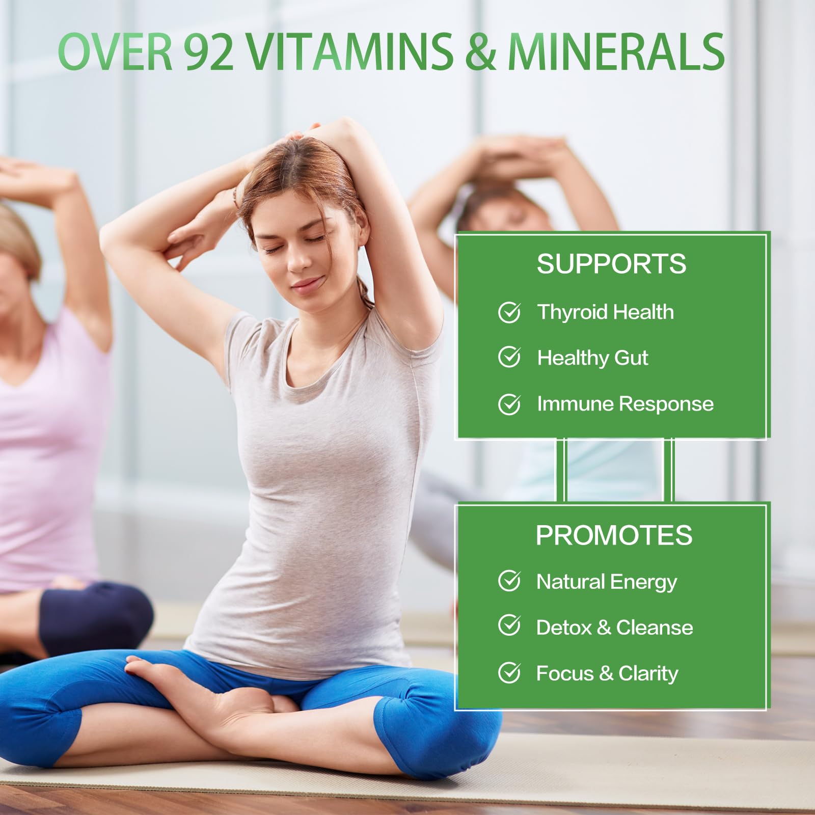 thyroid health with sea moss capsules