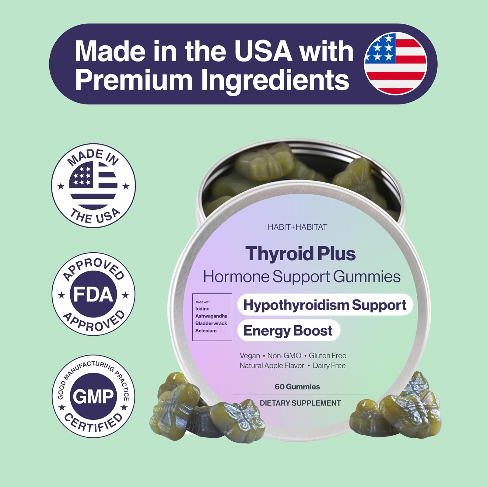 Thyroid Plus gummies for seniors' wellness