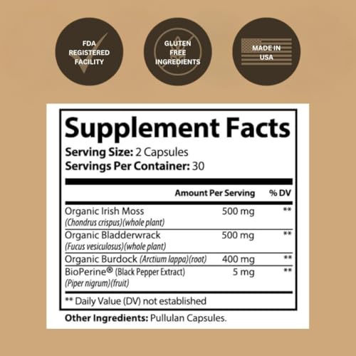 thyroid support blended vitamin capsules