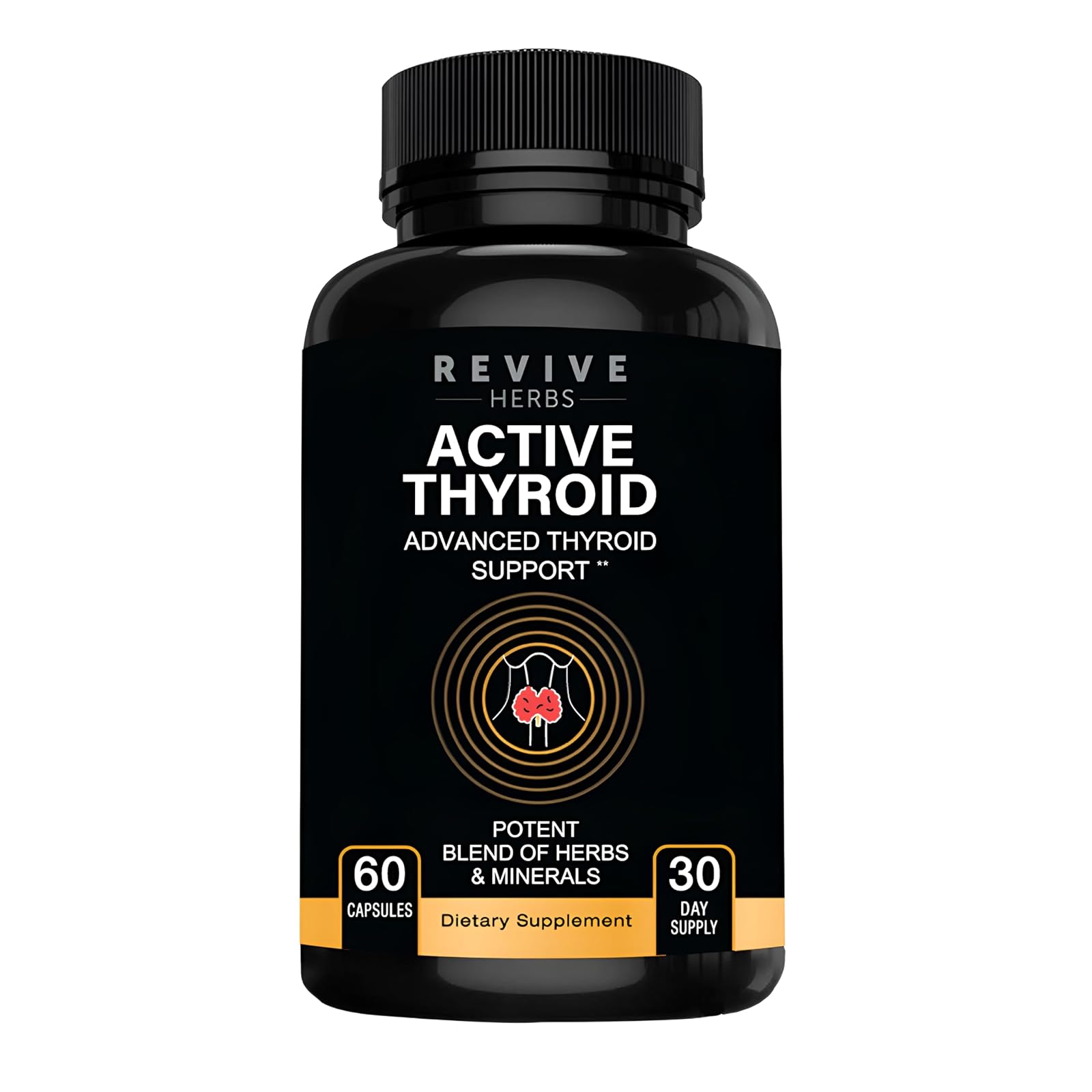 Thyroid support capsules with iodine