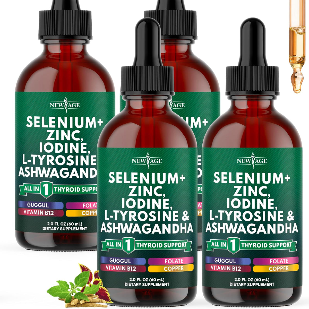 Thyroid support drops for wellness