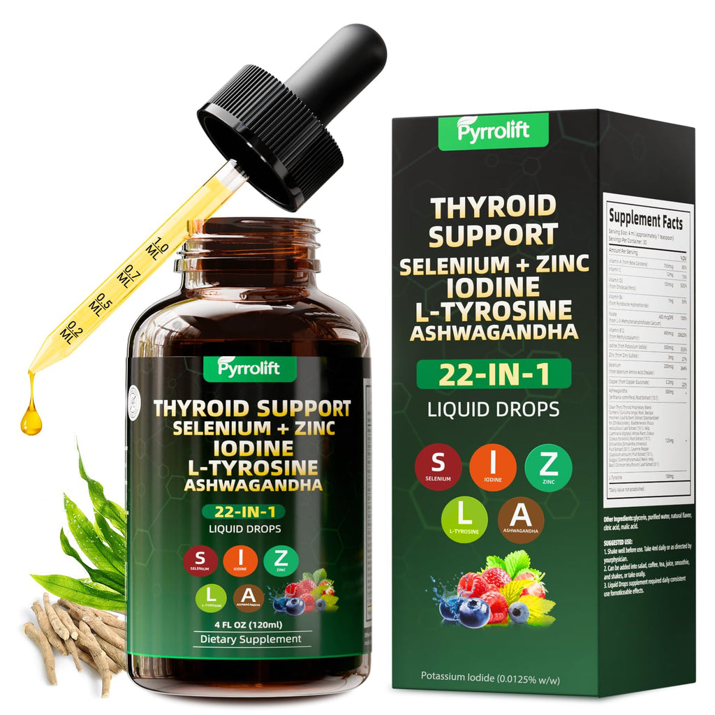 Thyroid support drops with iodine