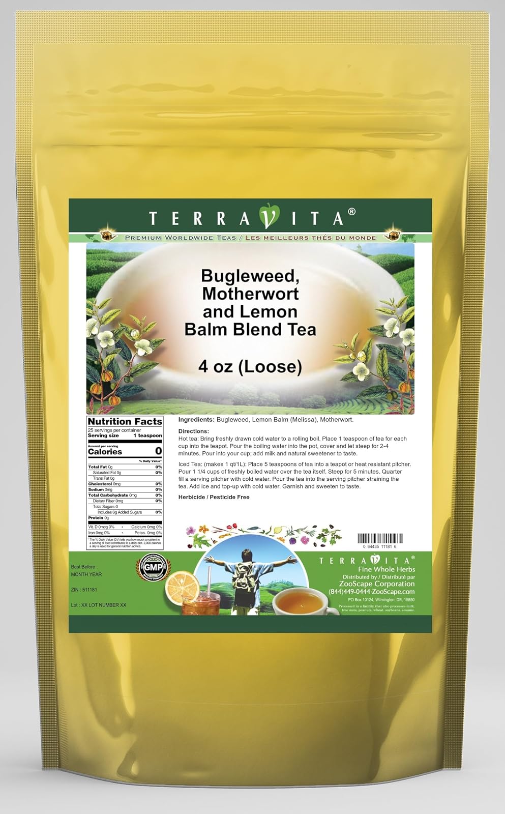 Thyroid support herbal tea blend