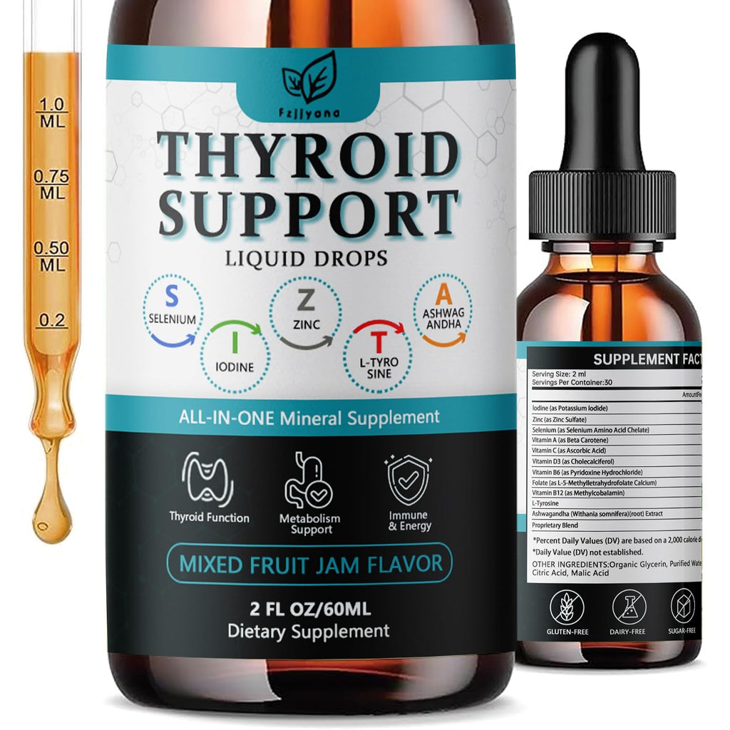 Thyroid support liquid drops benefits