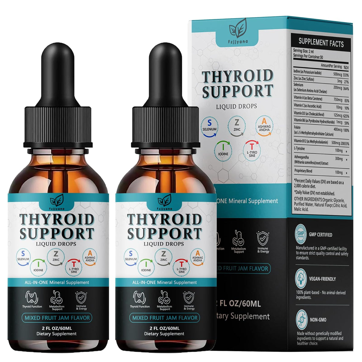 Thyroid support liquid drops benefits