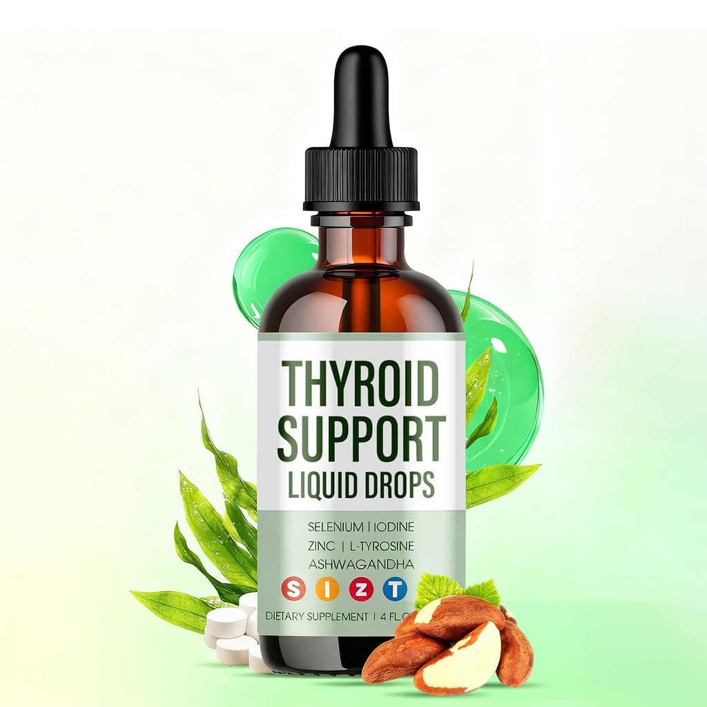 Thyroid support liquid drops for wellness