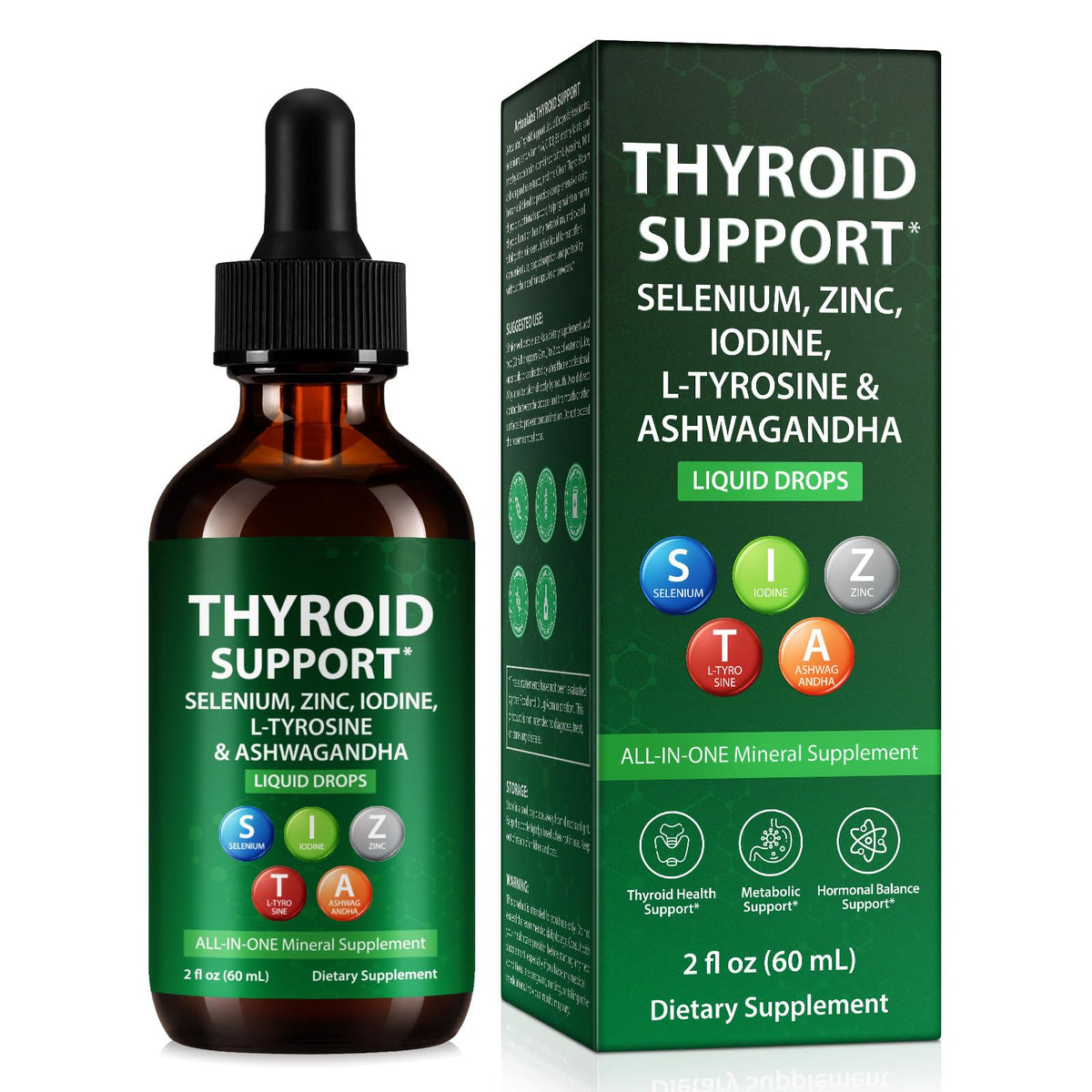 Thyroid support liquid drops