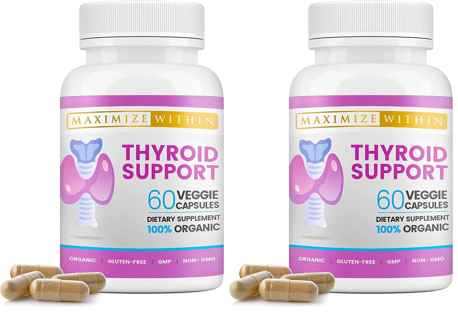 Thyroid support supplement for energy