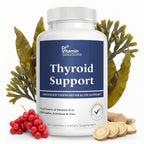Thyroid support supplement with iodine