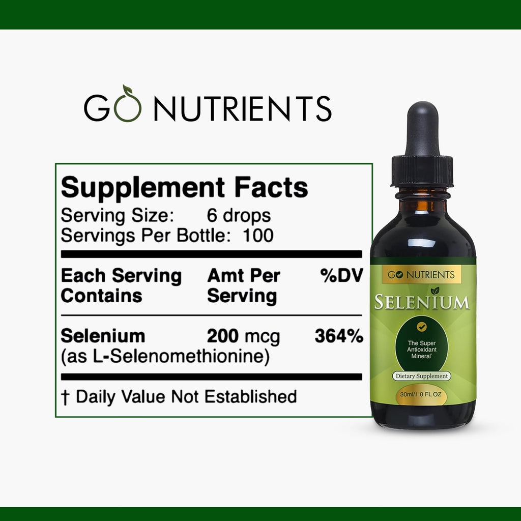 thyroid support with selenium drops
