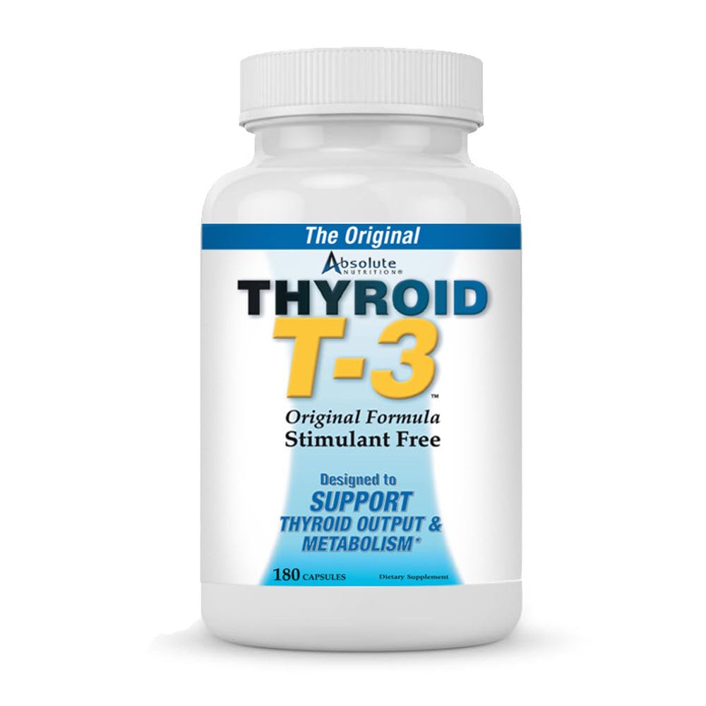 Thyroid T-3 metabolic booster capsules
