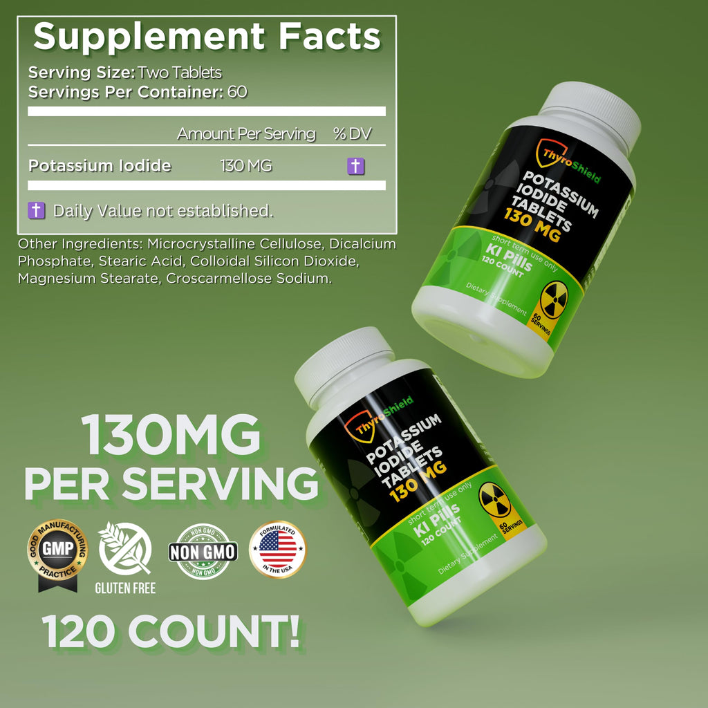 ThyroShield iodine pills for emergency preparedness