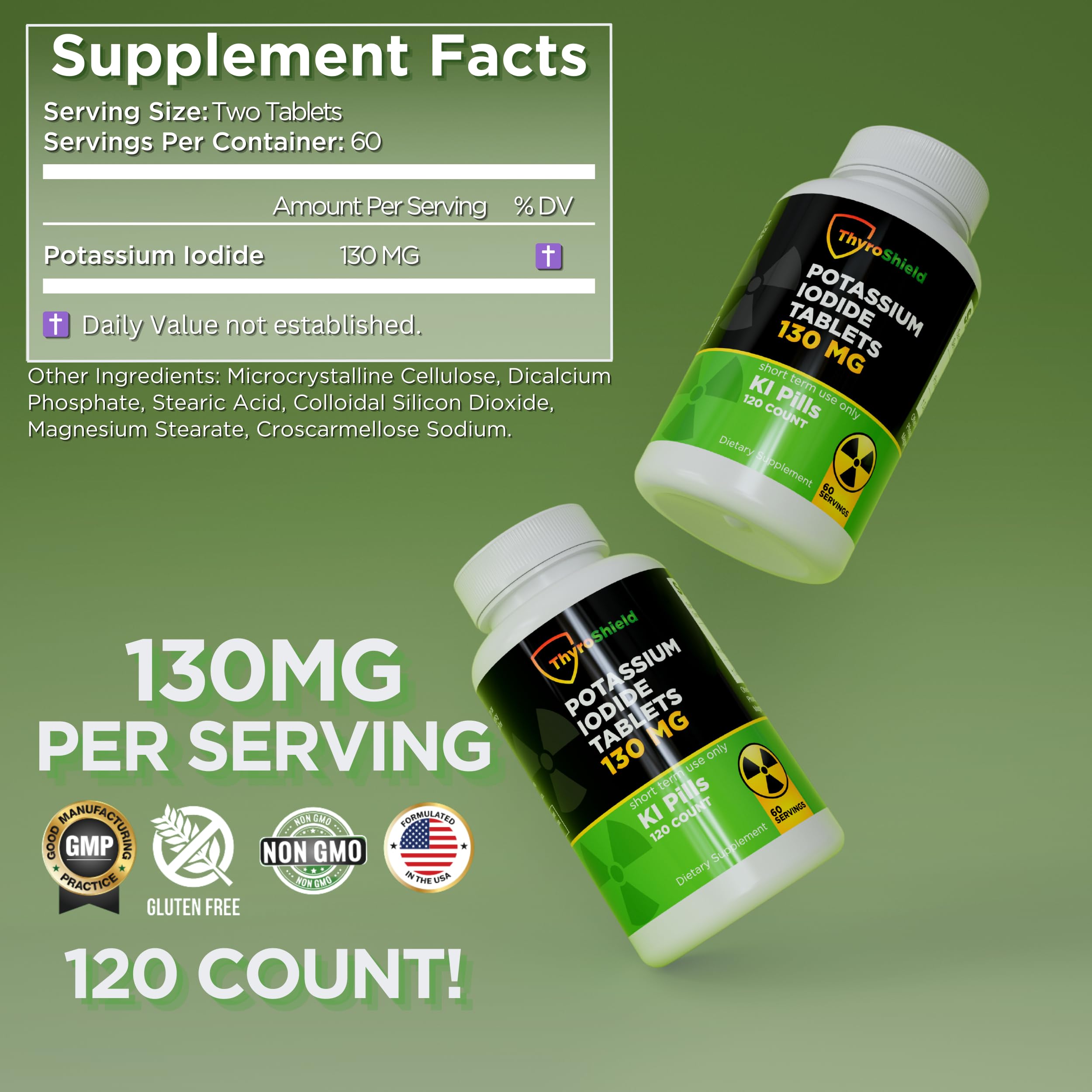 ThyroShield iodine pills for emergency preparedness
