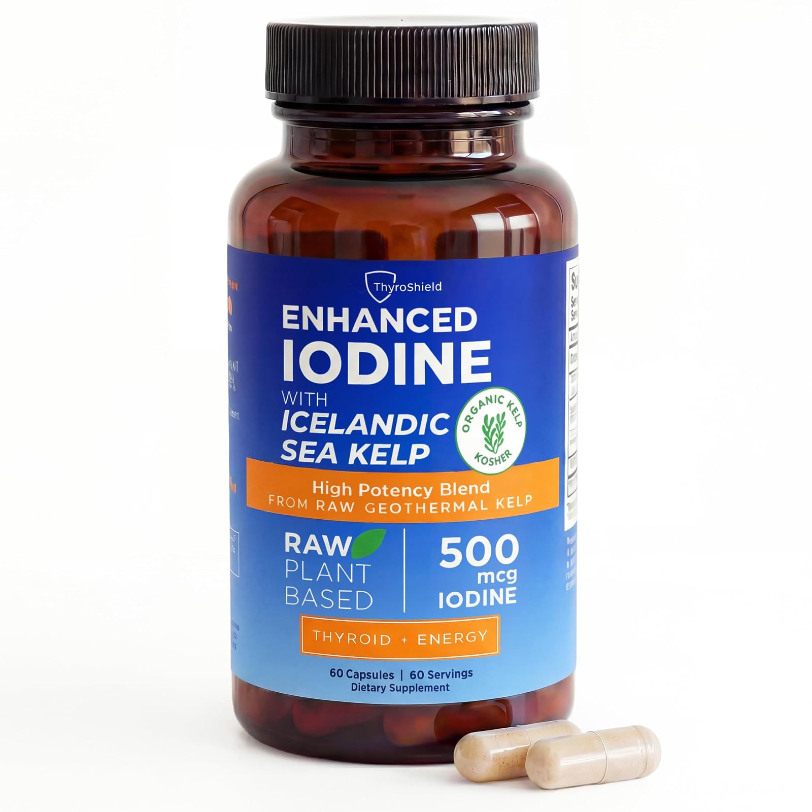 ThyroShield iodine supplement capsules