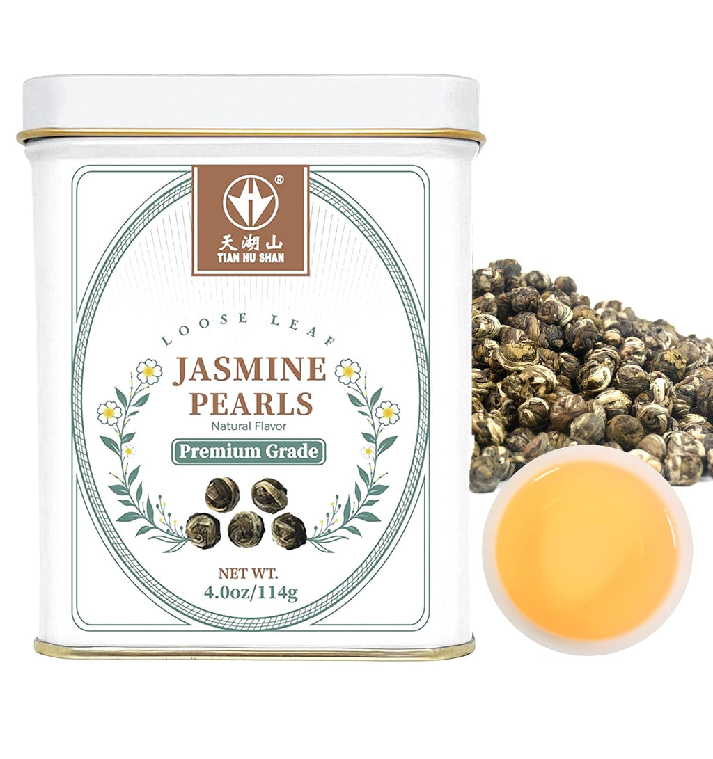TIAN HU SHAN green tea pearls
