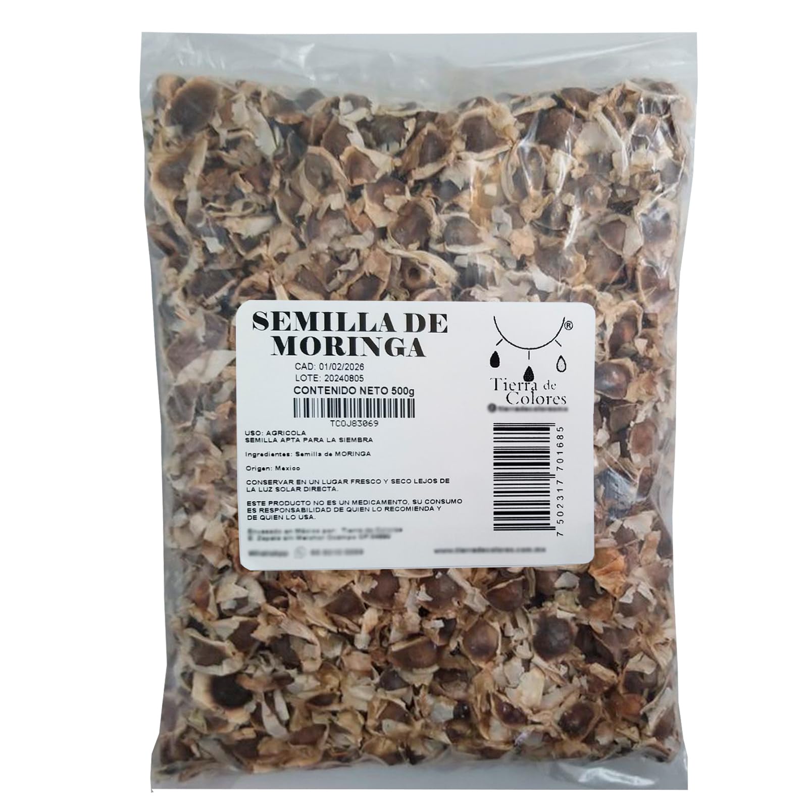 Tierra de Colores moringa seed benefits