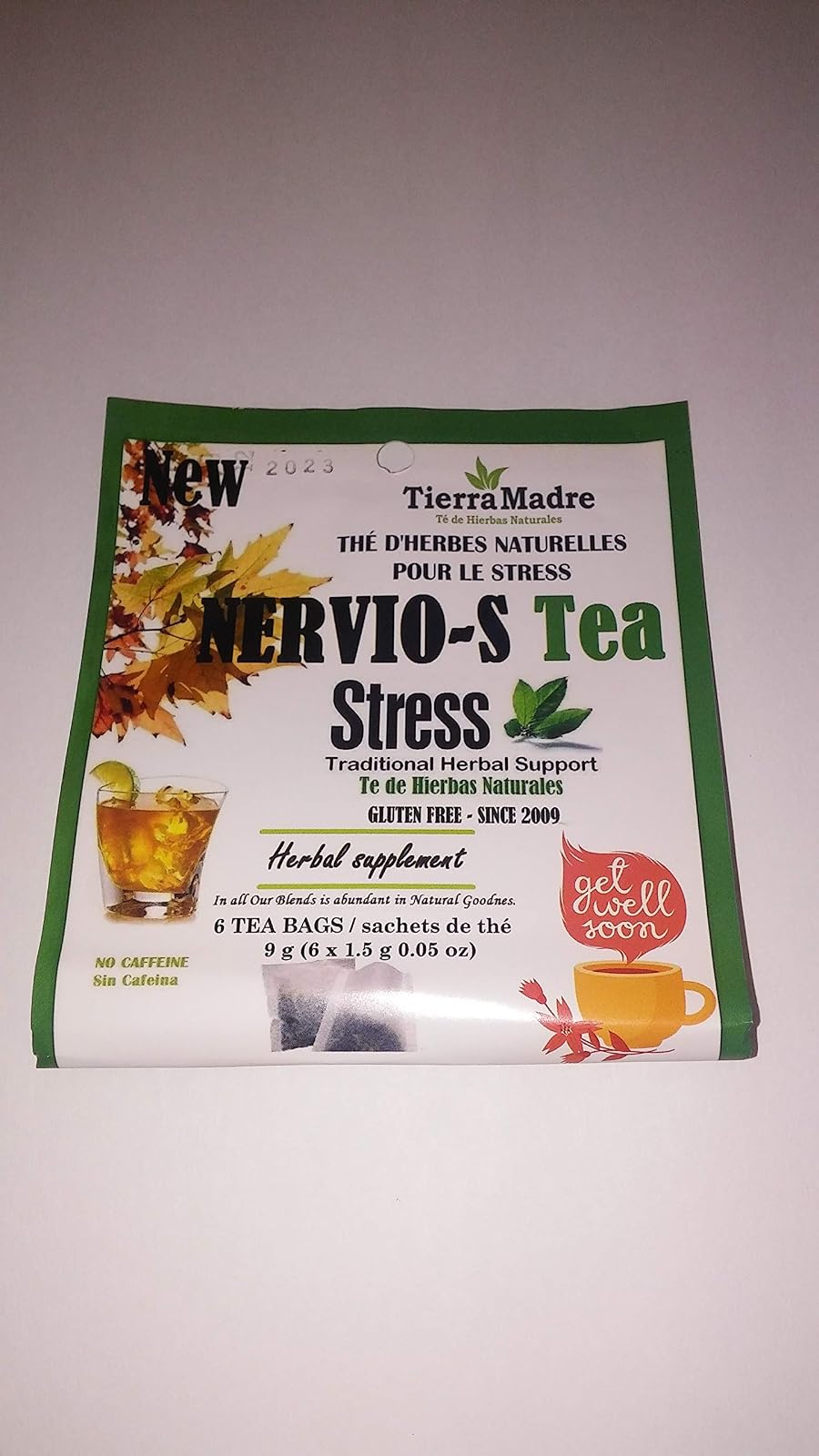 Tierra Madre herbal stress relief tea bags