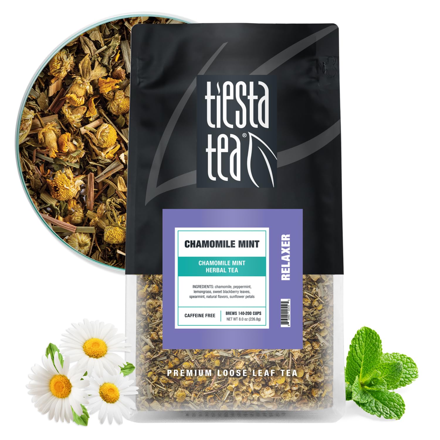 Tiesta Tea chamomile mint herbal tea