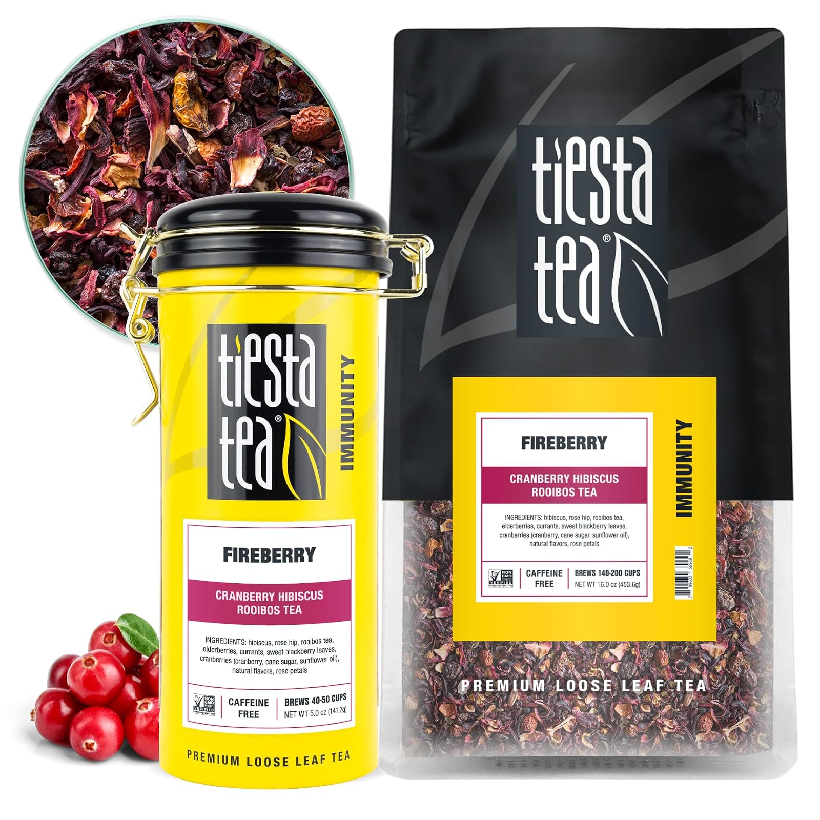 Tiesta Tea Fireberry herbal tea blend