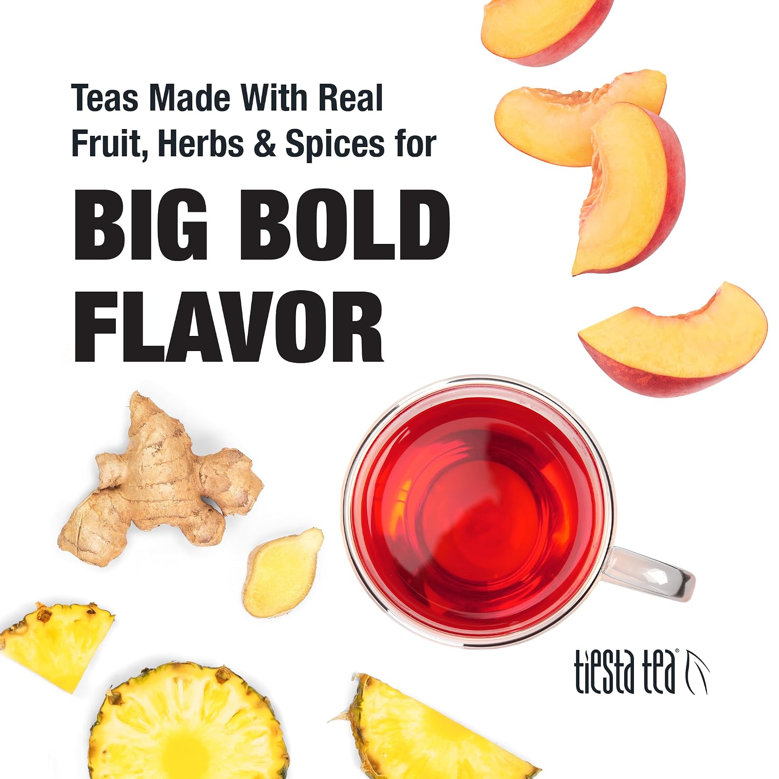 Tiesta Tea Ginger Sweet Peach blend