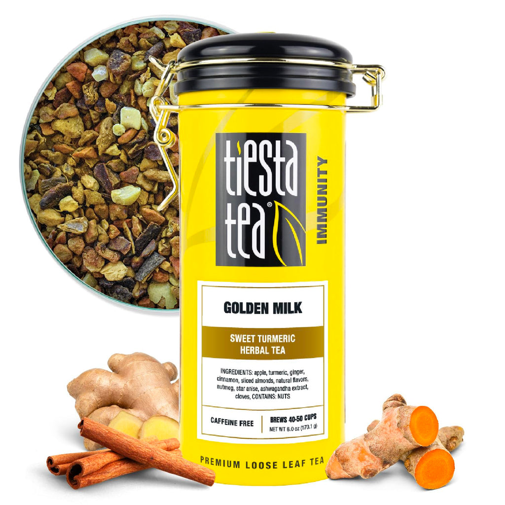 Tiesta Tea golden milk herbal brew
