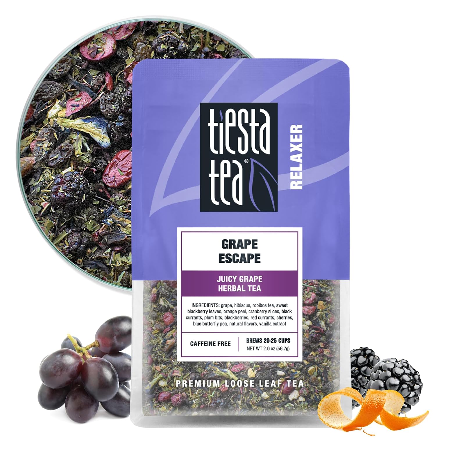Tiesta Tea Grape Escape herbal tea