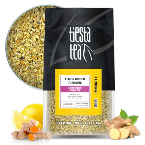Tiesta Tea lemon ginger turmeric blend