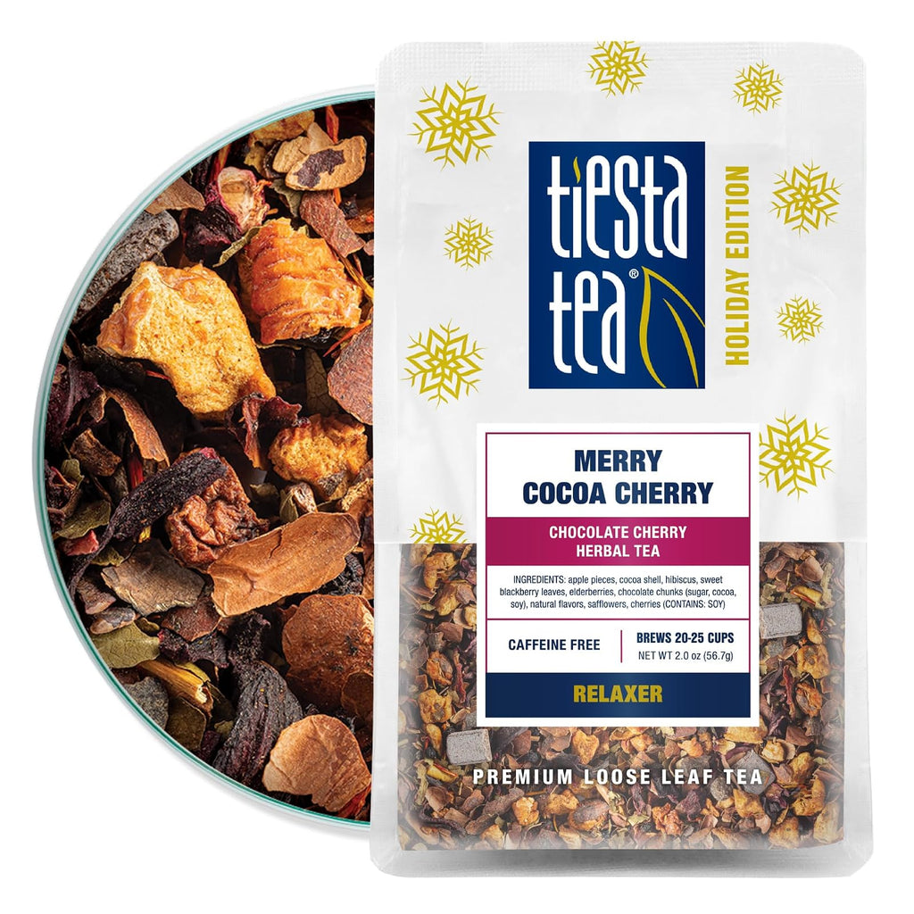Tiesta Tea Merry Cocoa Cherry blend