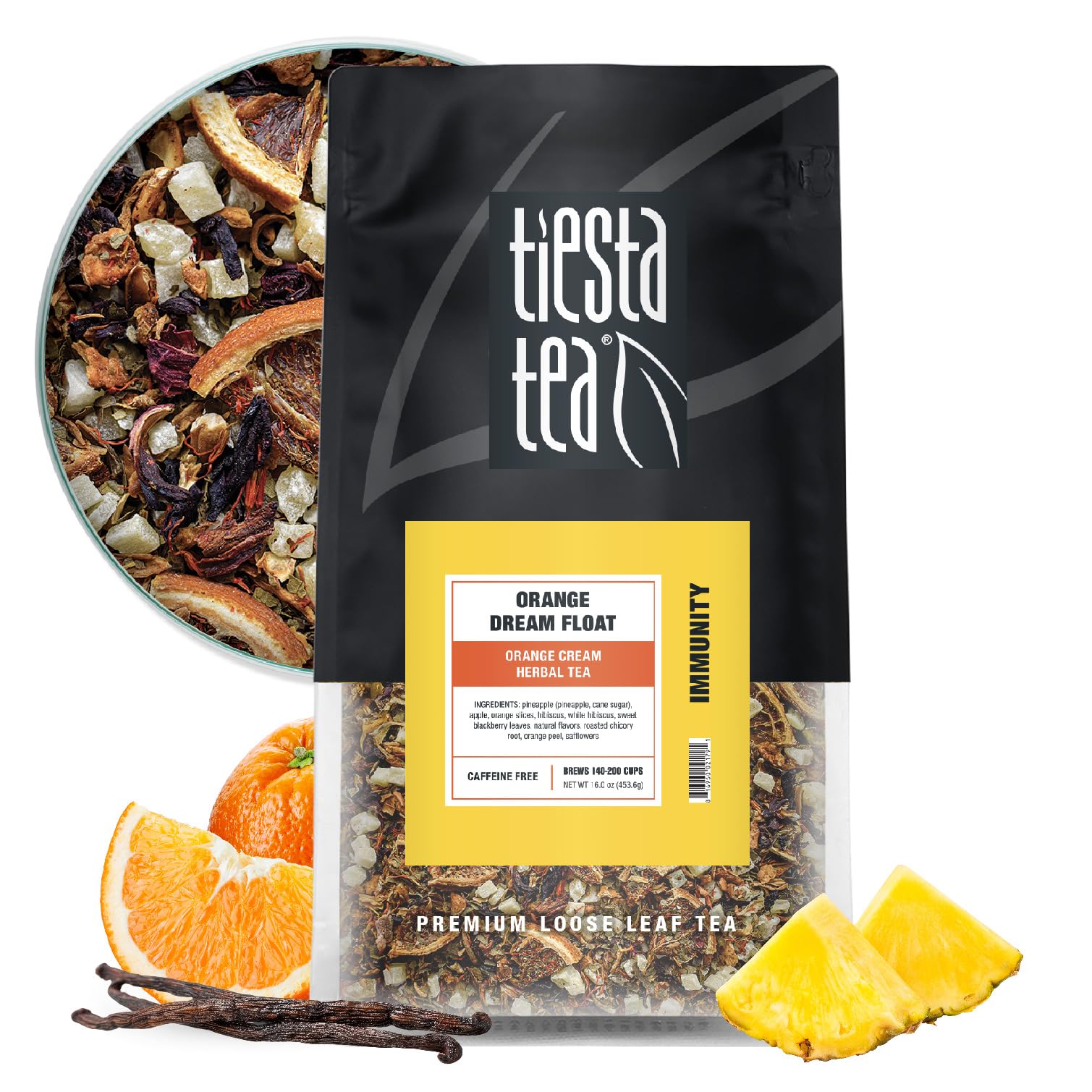 Tiesta Tea Orange Dream Float herbal tea