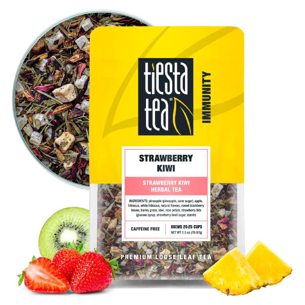 Tiesta Tea Strawberry Kiwi herbal blend