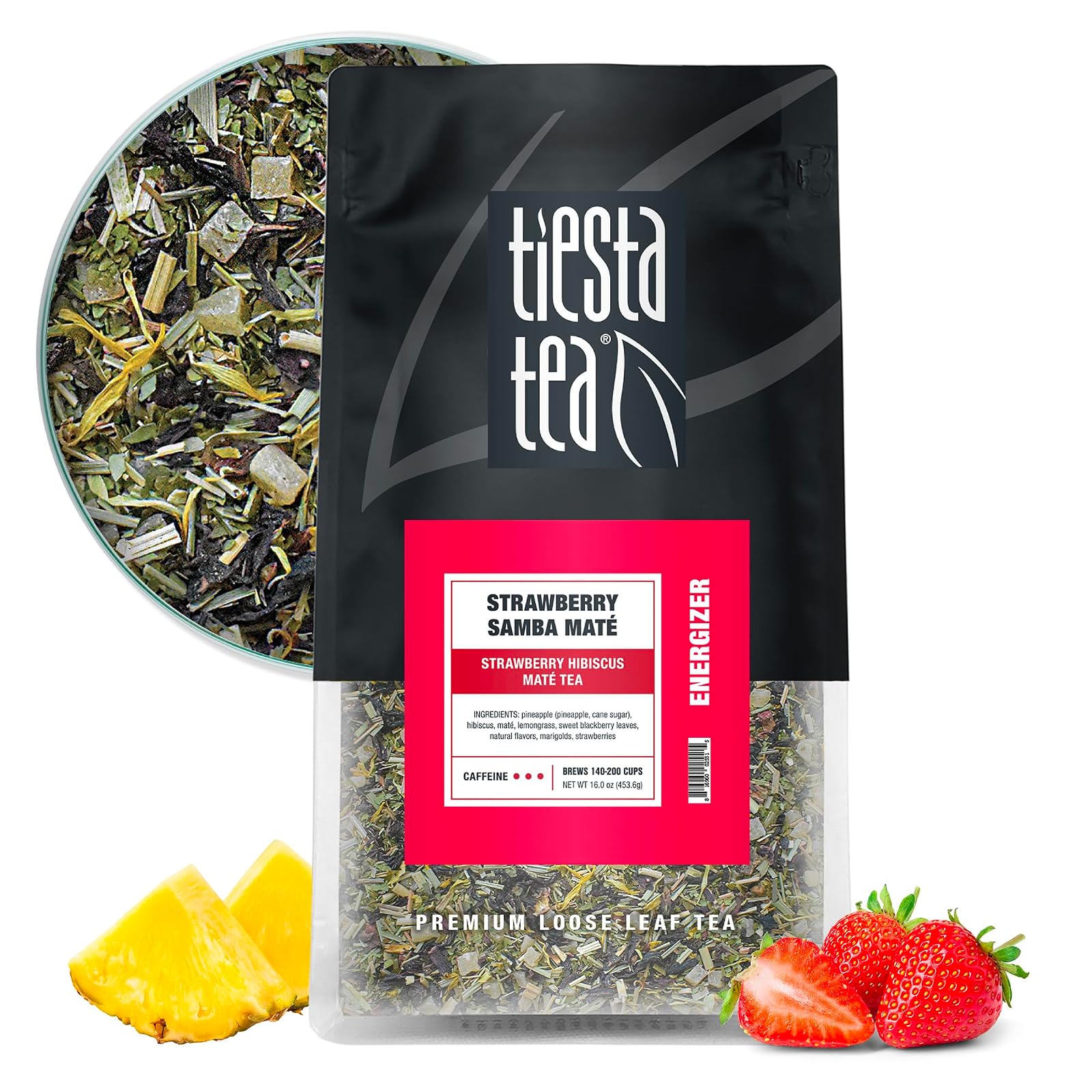 Tiesta Tea Strawberry Samba Mate blend