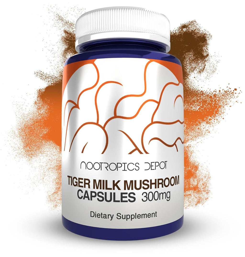 Tiger Milk Mushroom capsules for cognitive support