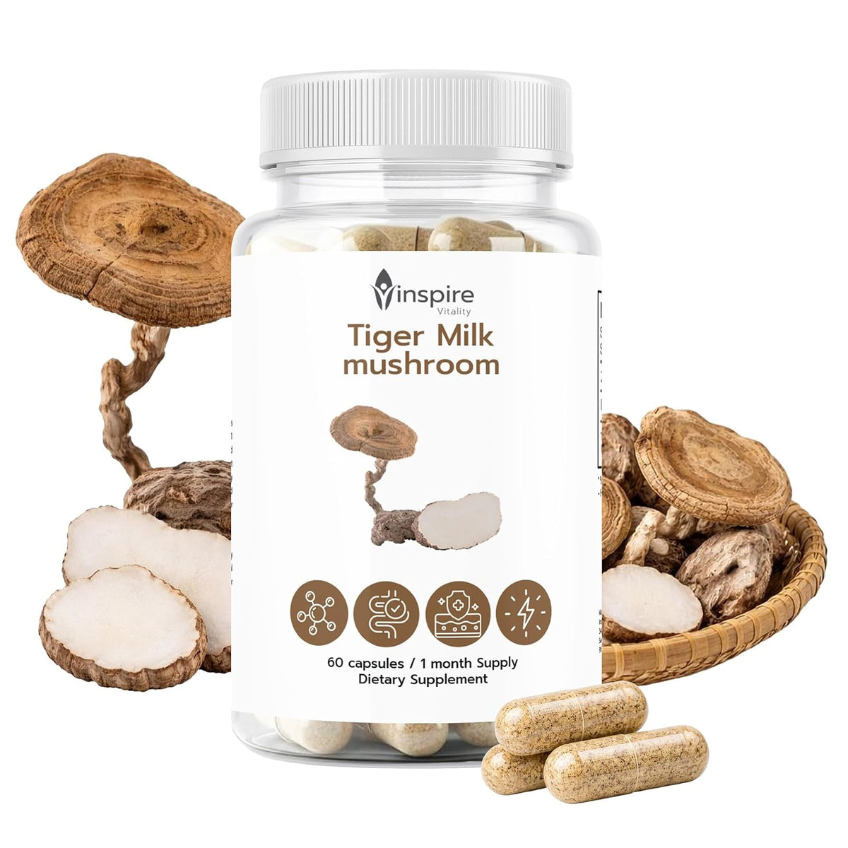 Tiger Milk Mushroom for overall wellness