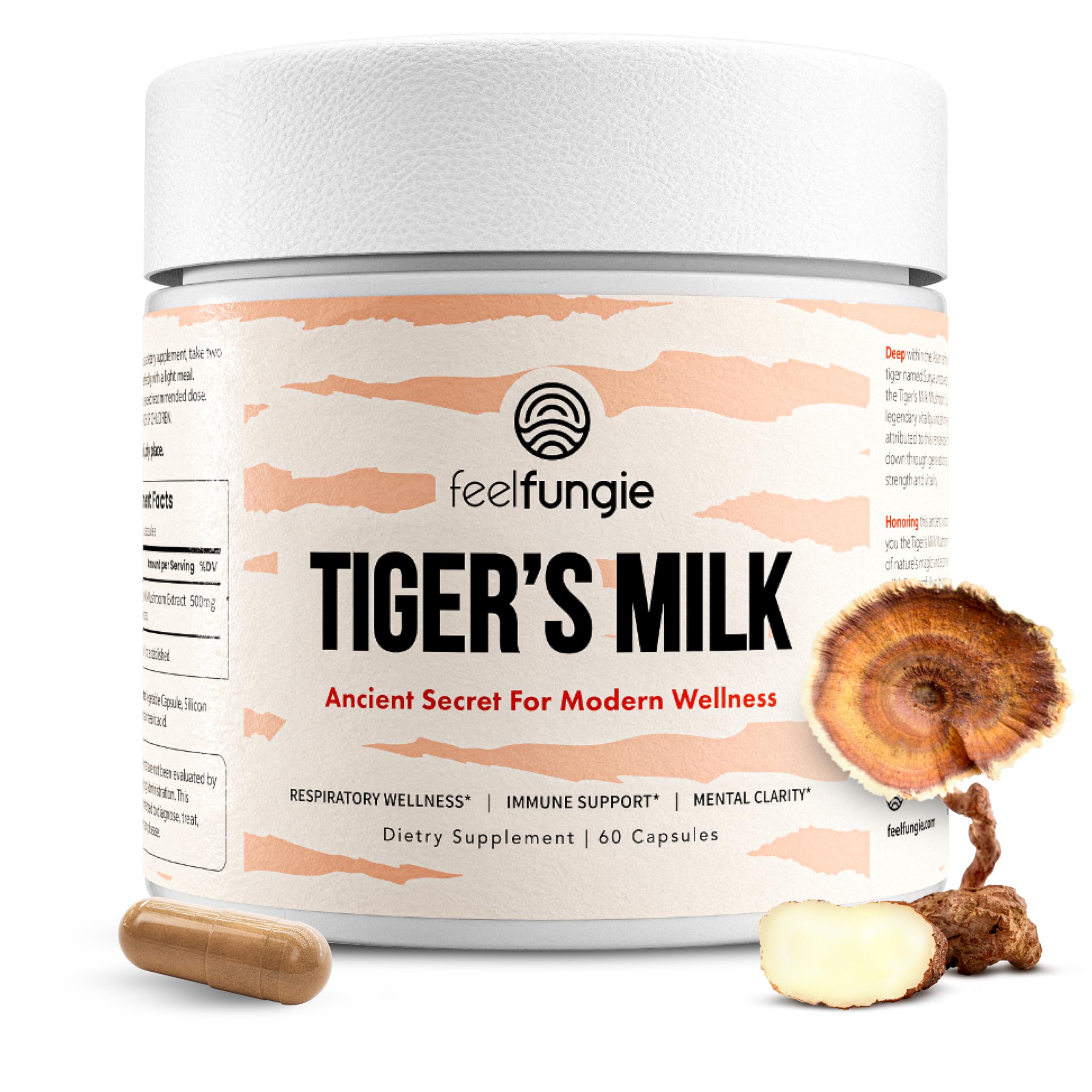 Tiger Milk Mushroom hair growth supplement