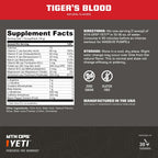 Tiger's Blood flavour pre-workout powder