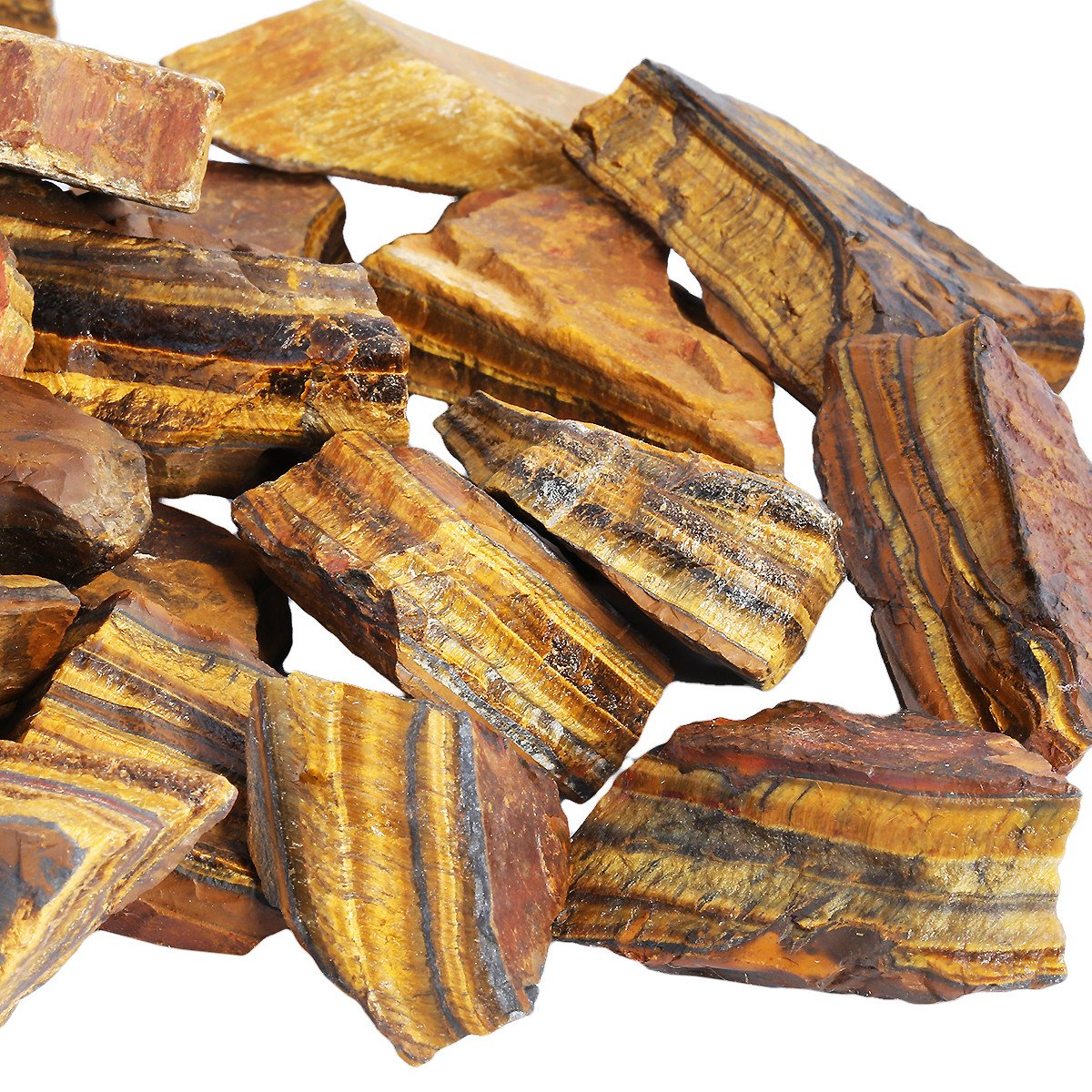 Tiger's Eye crystals for energy balance