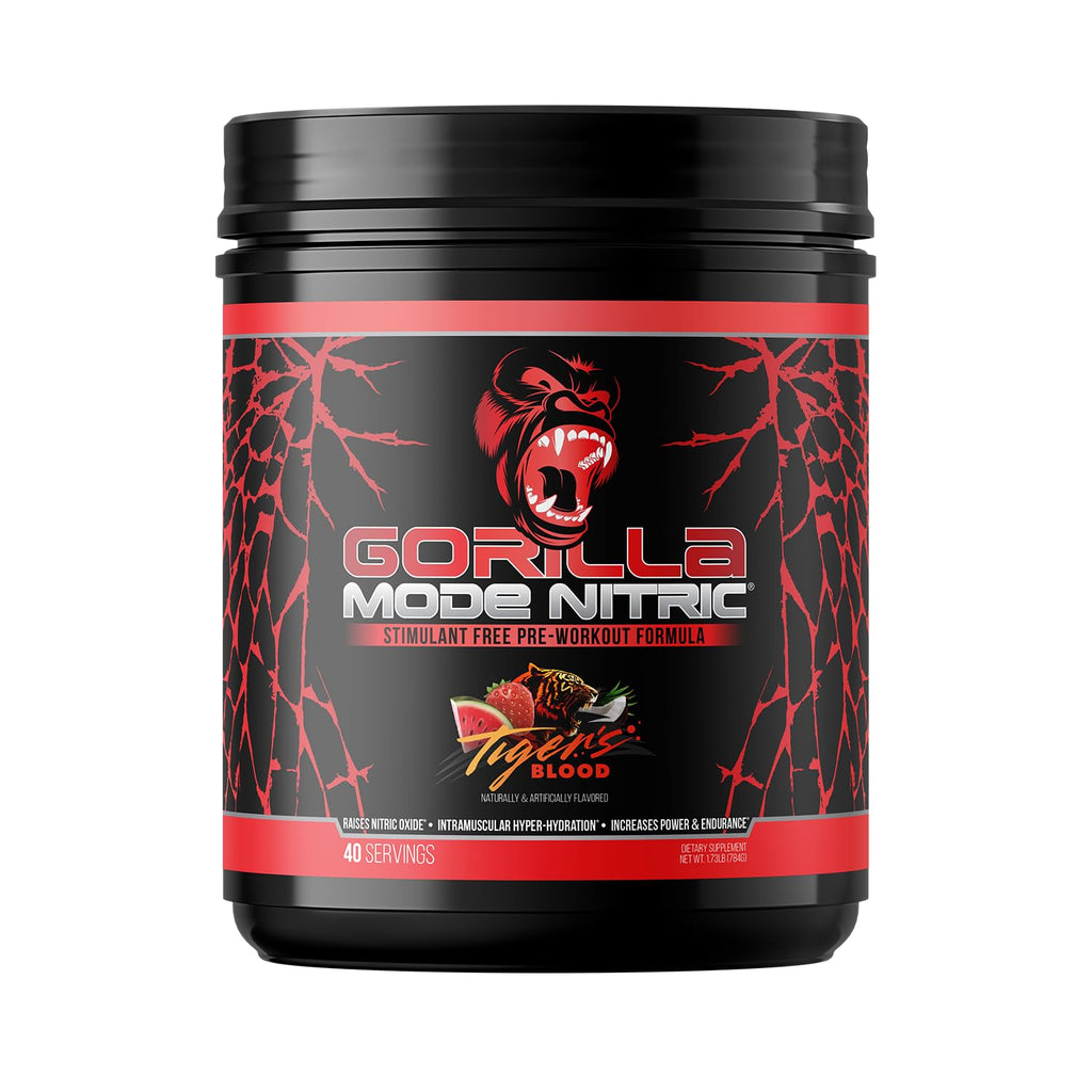 Tigers Blood flavour pre-workout powder