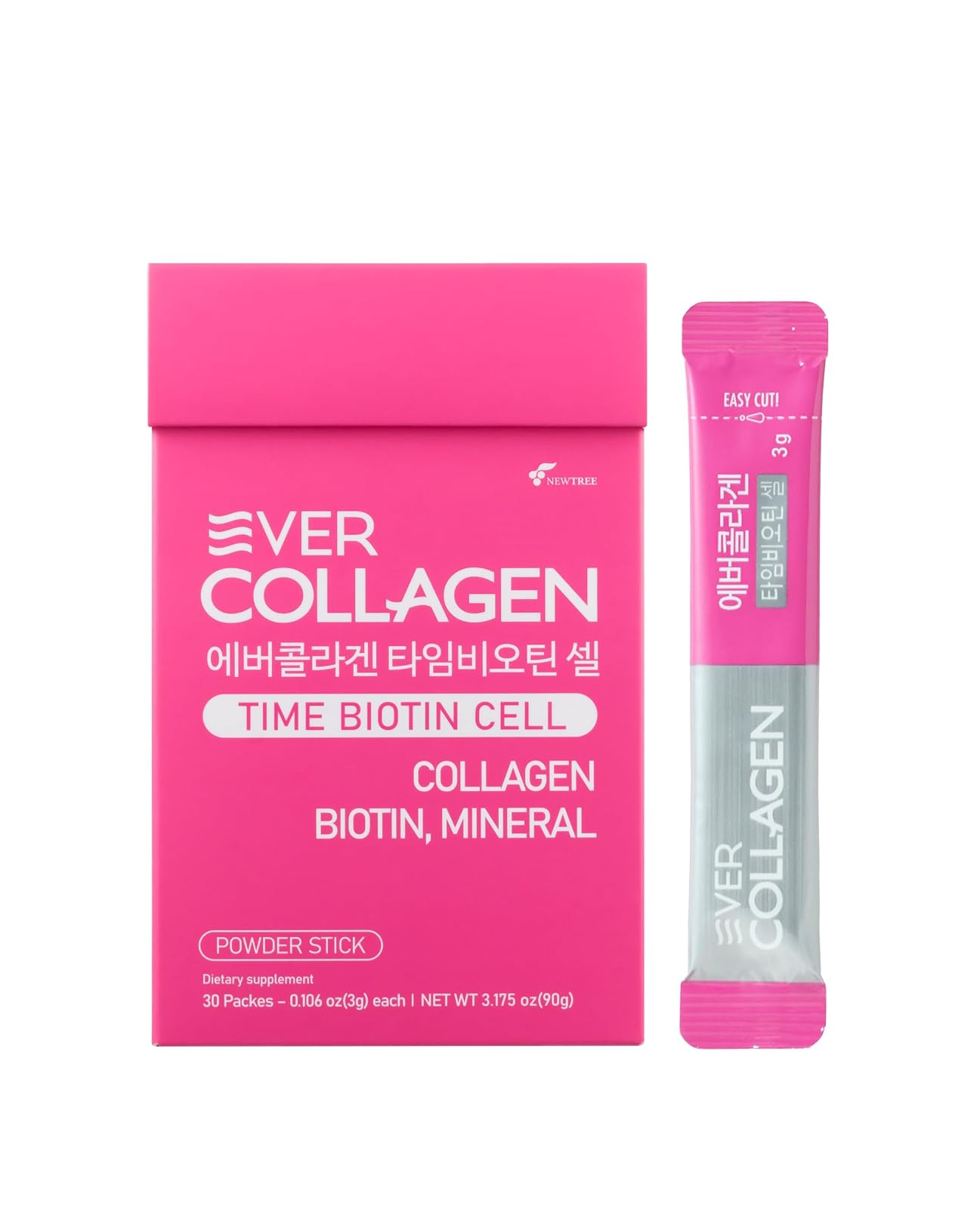 Time Biotin Collagen Peptides beauty supplement