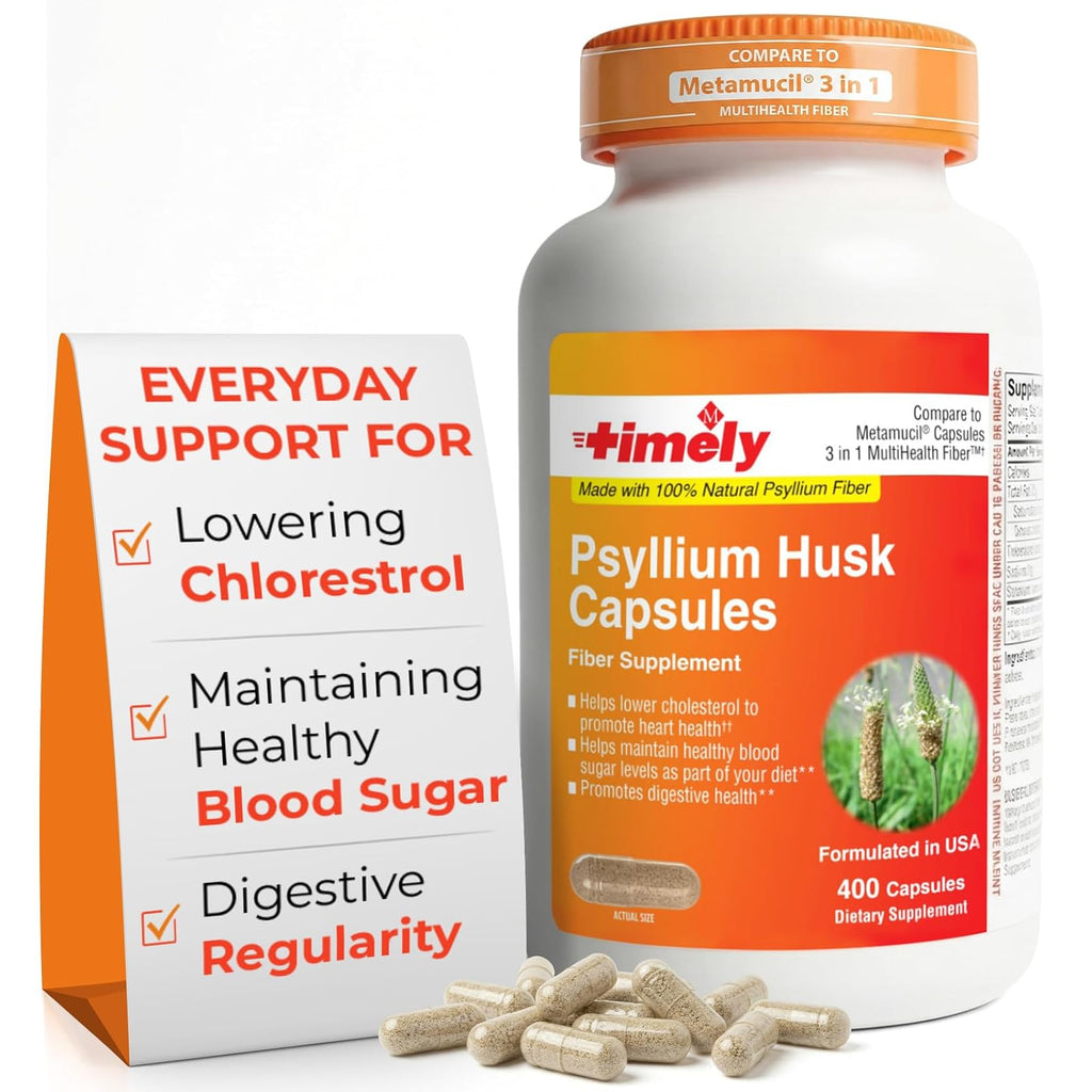 TIME-Cap Labs psyllium husk capsules