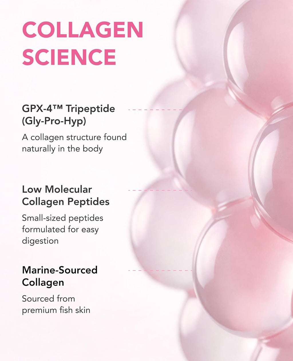 Time collagen powder stick packets