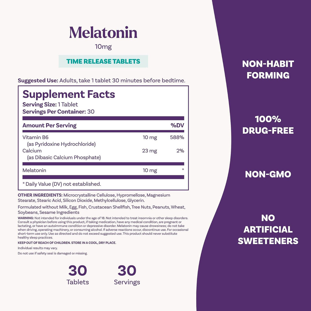time release melatonin for deep sleep